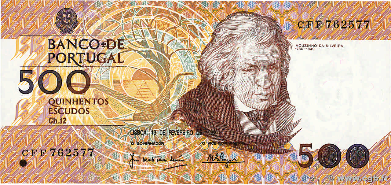 500 Escudos PORTUGAL 1992 P.180d 502089 Billets