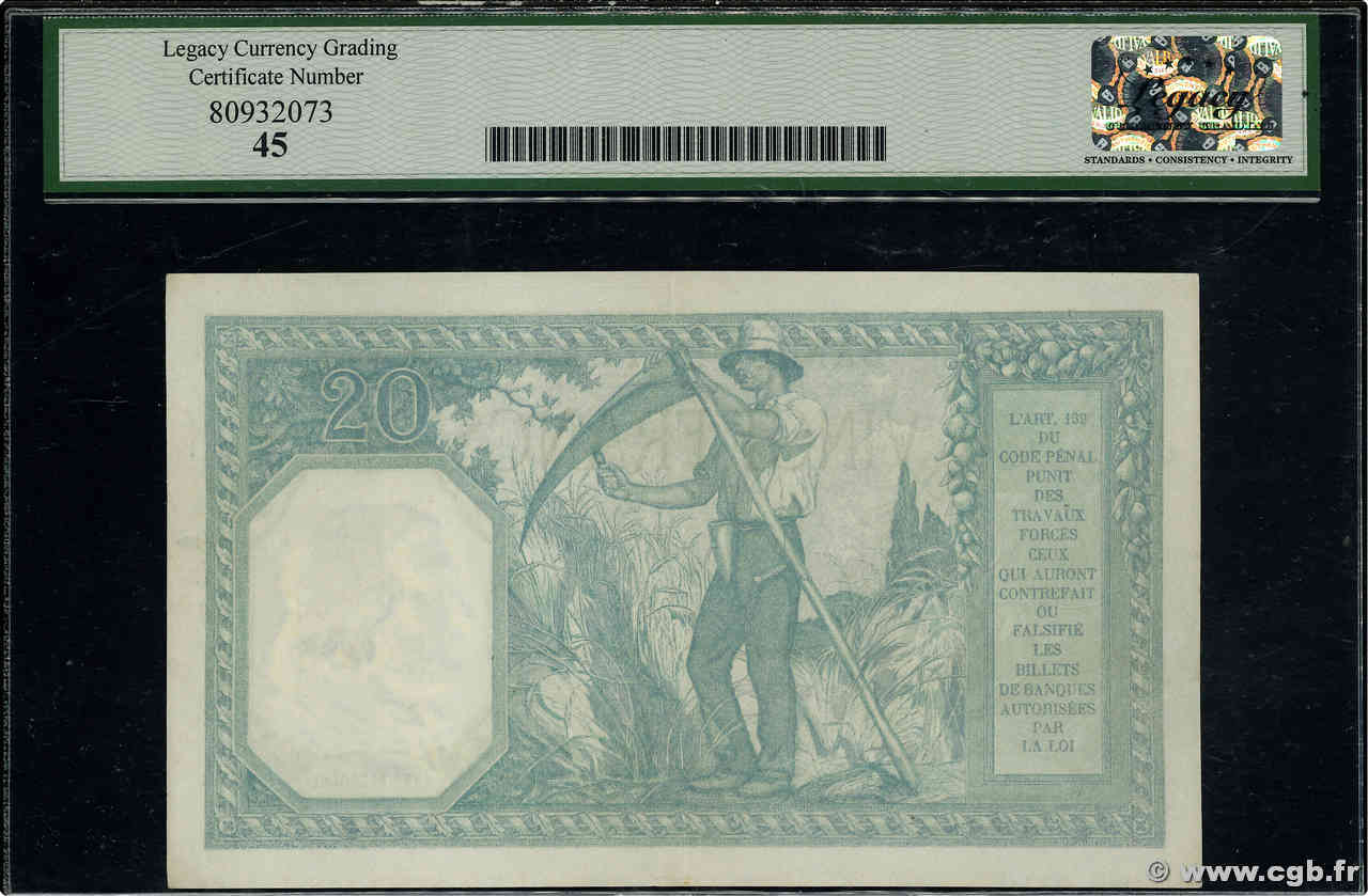 20 Francs BAYARD FRANCE 1917 F.11.02 505694 Banknotes