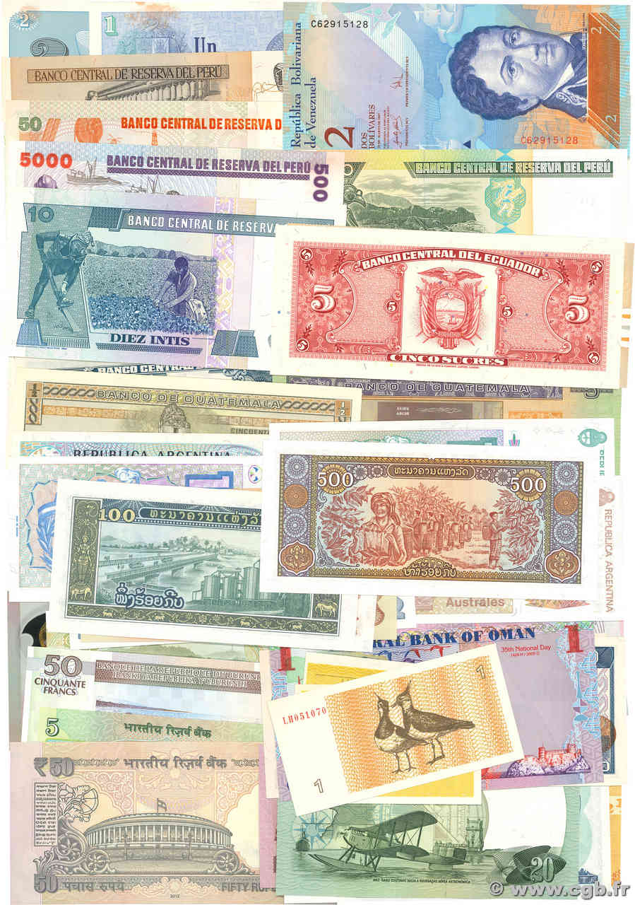 Lot de 50 billets Lot LOTS 1900 P.LOT 506527 Billets