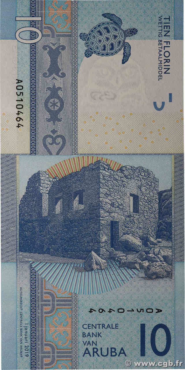 10 Florin ARUBA 2019 P.21 517861 Banknotes