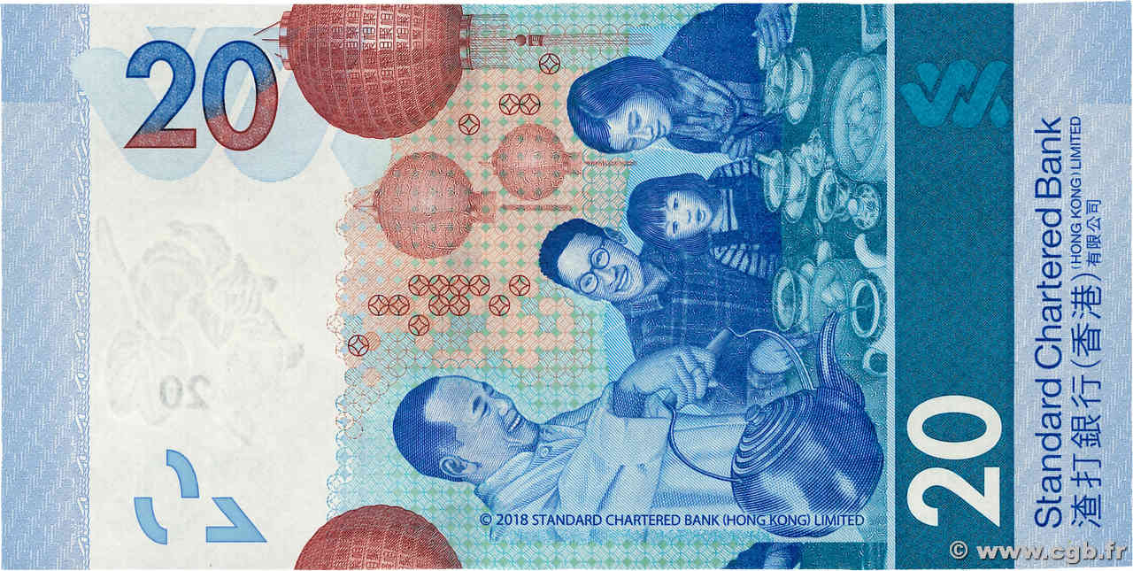 20 Dollars HONG KONG 2023 P.302c 517879 Billets