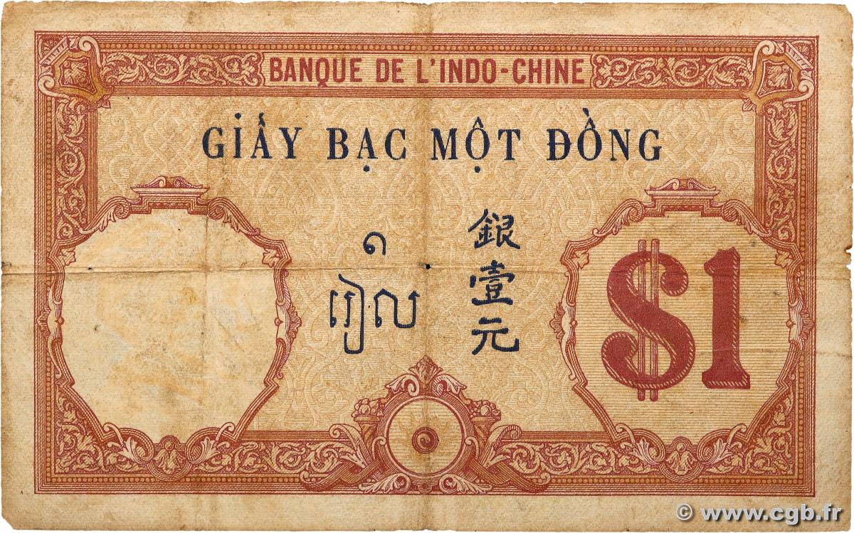 1 Piastre INDOCHINE FRANÇAISE 1927 P.048b 529938 Billets