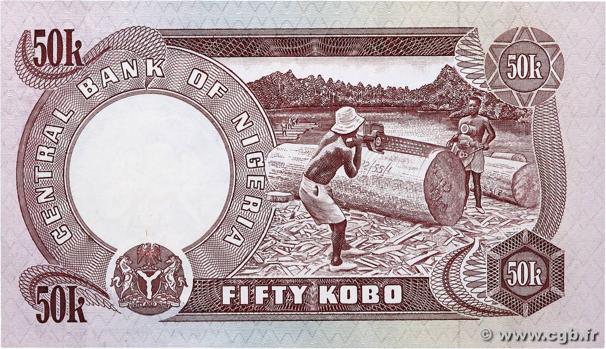 50 Kobo NIGERIA 1973 P.14g 530039 Banknotes