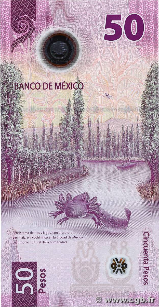 50 Pesos MEXIQUE 2021 P.133 536422 Billets