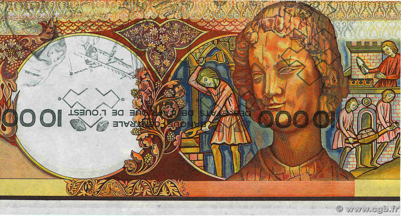 0 Francs ART MÉDIÉVAL échantillon Échantillon FRANCE 1990 EC.1990.01 ...