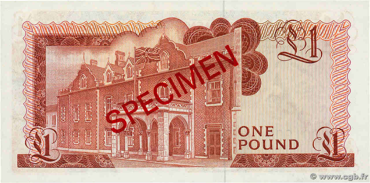 1 Pounds Spécimen GIBRALTAR 1975 P.CS1 541578 Billets