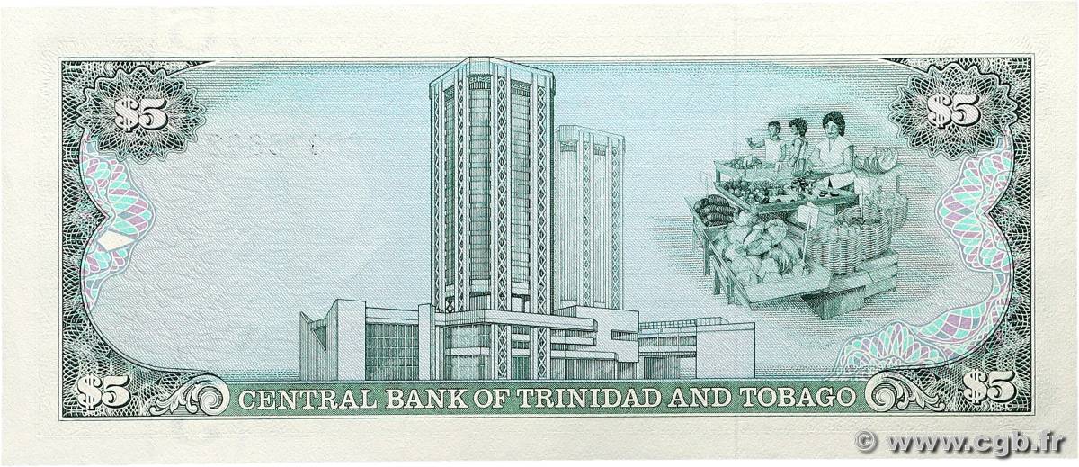 5 Dollars TRINIDAD and TOBAGO 1985 P.37c 543692 Banknotes