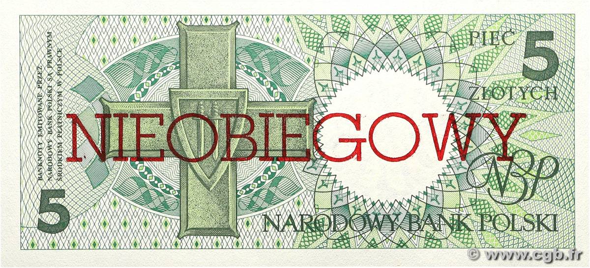 5 Zlotych POLOGNE 1990 P.166a 543856 Billets