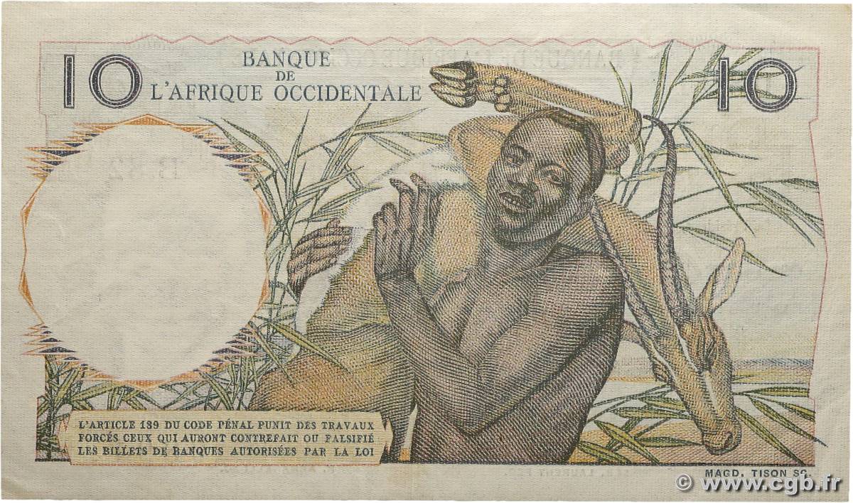 10 Francs FRENCH WEST AFRICA (1895-1958) 1950 P.37 552418 Banknotes