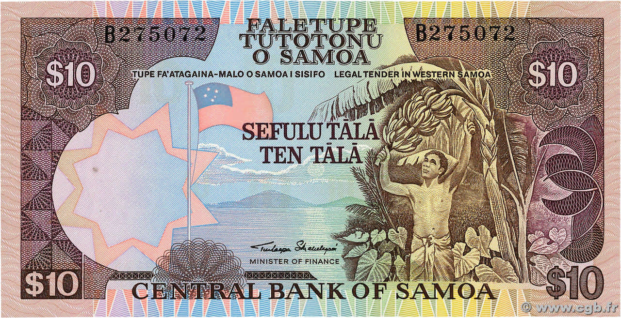 10 Tala SAMOA 1985 P.27 b01_6251 Billets