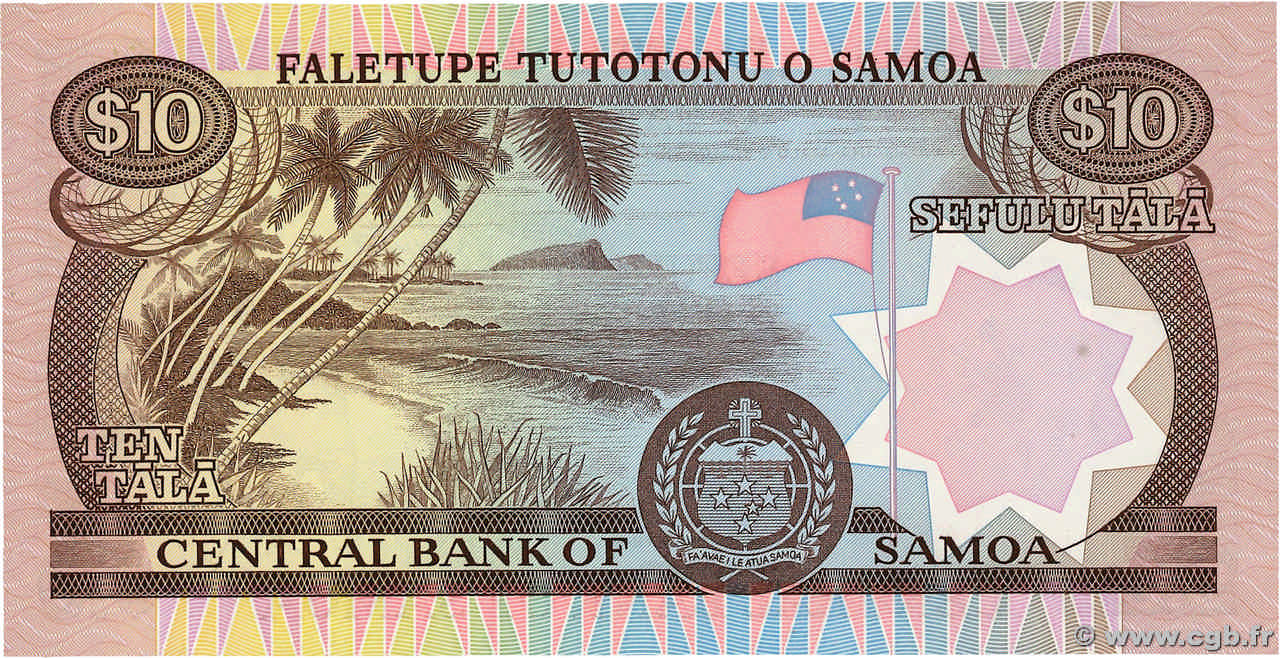 10 Tala SAMOA 1985 P.27 b01_6251 Billets