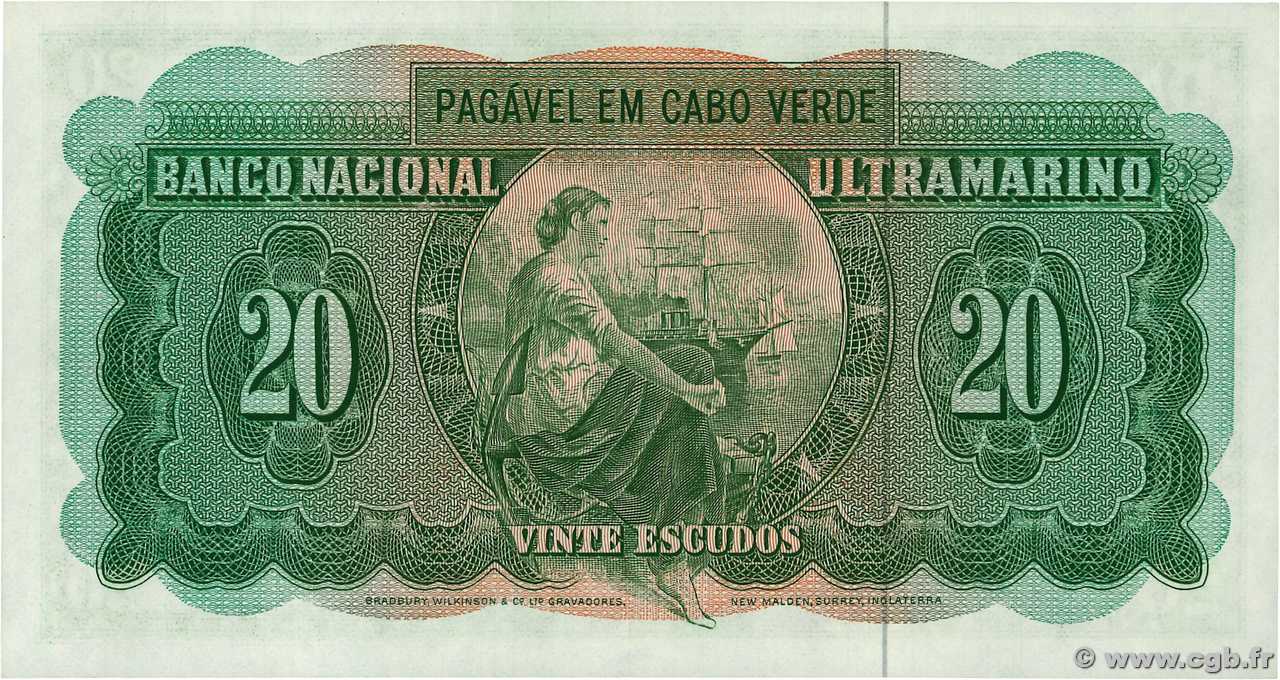 20 Escudos CAP VERT 1972 P.52a b01_6662 Billets