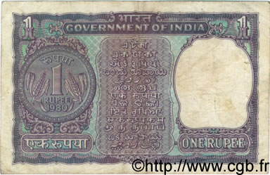 1 Rupee INDE 1980 P.077z b27_0567 Billets