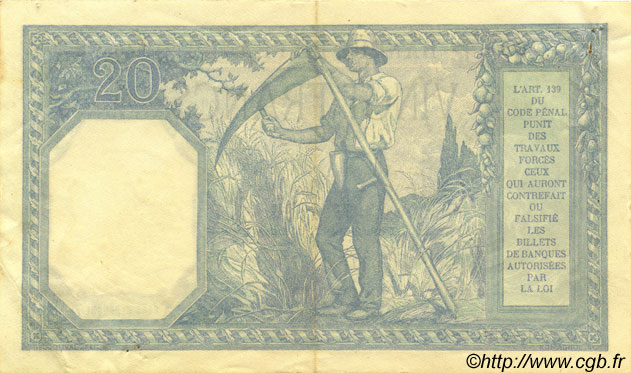 20 Francs BAYARD FRANCE 1918 F.11.03 b43_1094 Banknotes