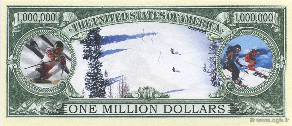 1000000 Dollars UNITED STATES OF AMERICA 2002 b50_1228 Banknotes