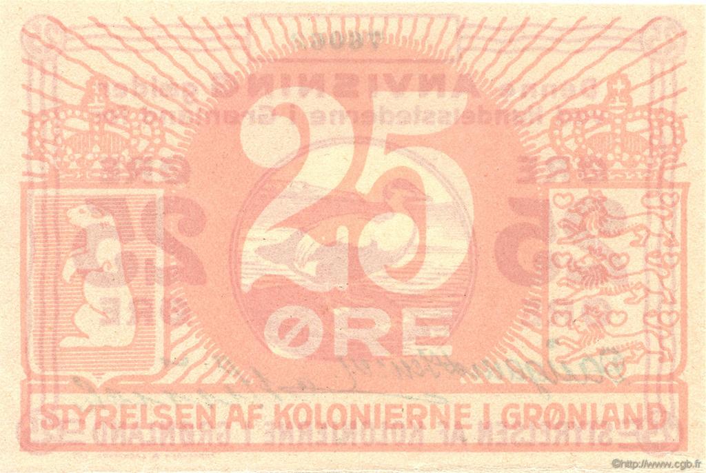 25 Ore GROENLAND 1913 P.11 b55_1129 Billets