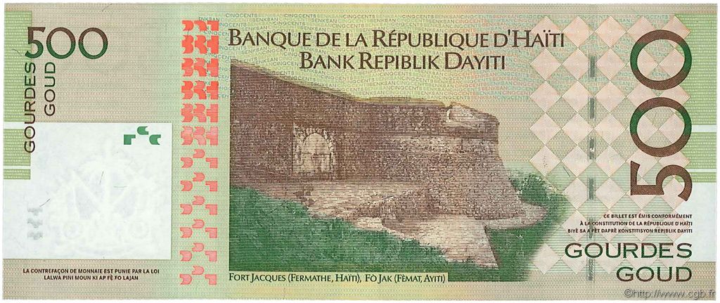500 Gourdes HAITI 2004 P.277a b57_0384 Banknotes