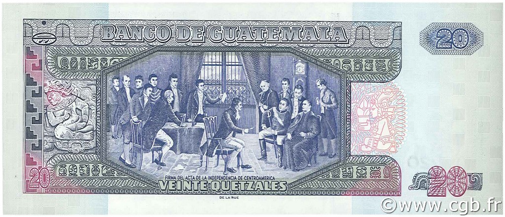 20 Quetzales GUATEMALA 2007 P.112b b58_0344 Billetes