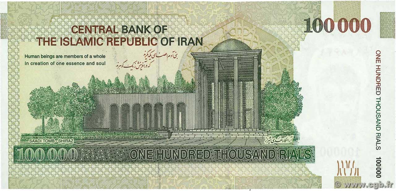 100000 Rials IRAN 2010 P.151 b60_2655 Banknotes