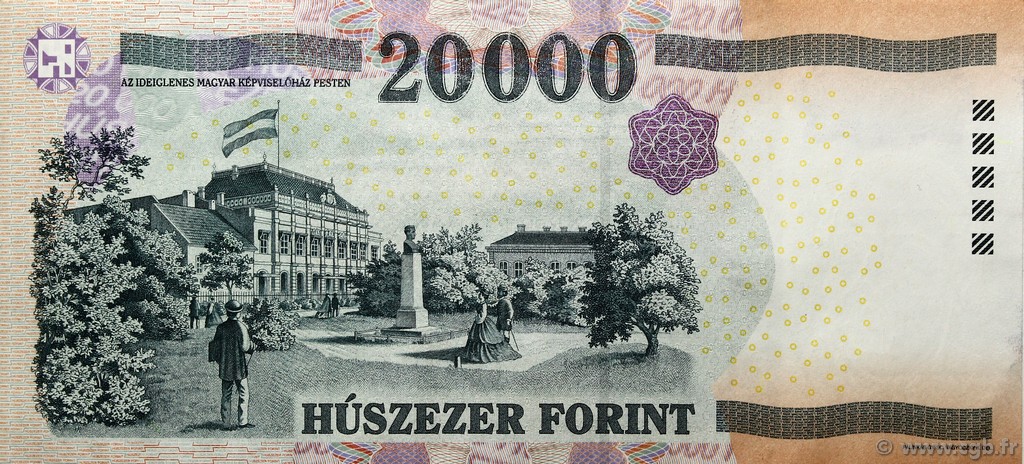 20000 Forint HUNGARY 2008 P.201a b64_0748 Banknotes