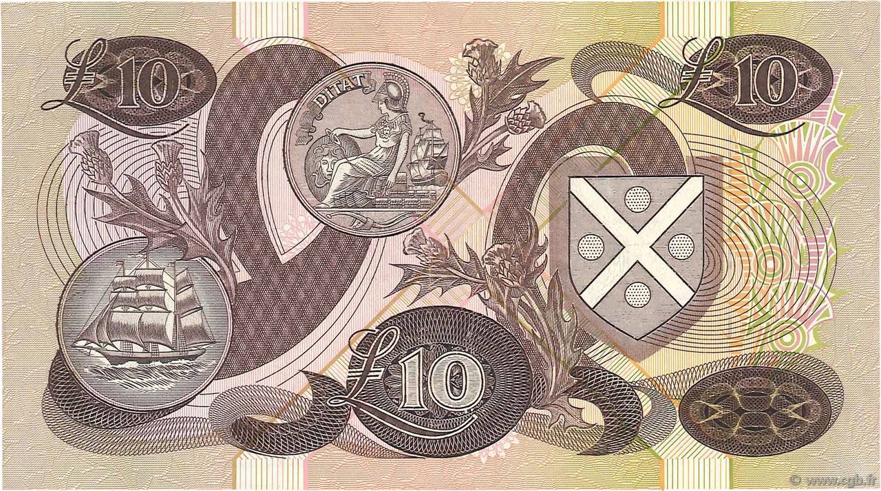 10 Pounds SCOTLAND 1987 P.113c b74_0034 Banknotes