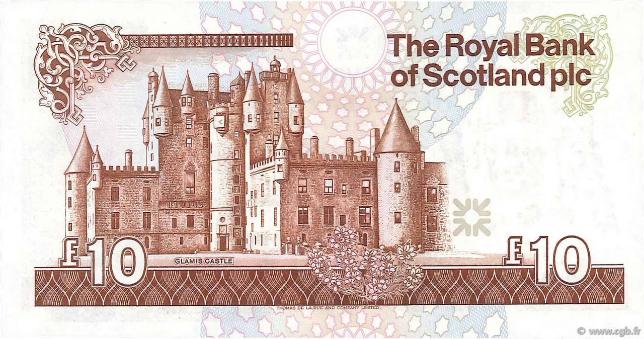 10 Pounds SCOTLAND 2006 P.353b b74_0215 Banknotes