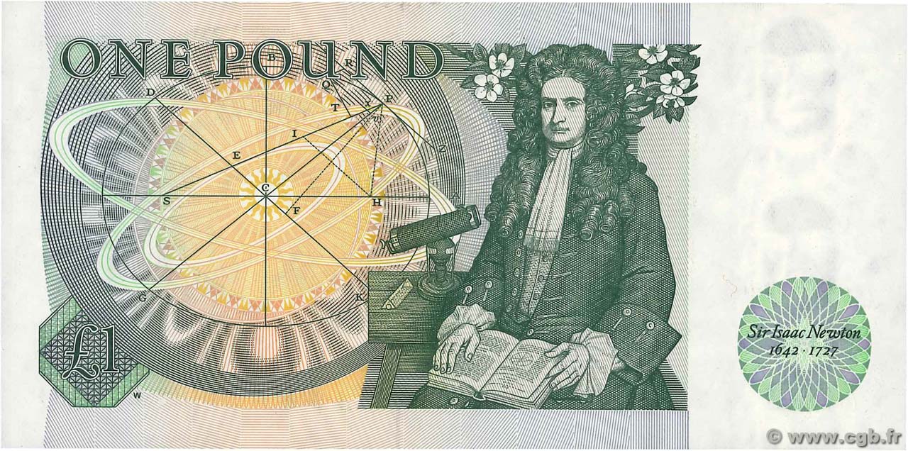 1 Pound ENGLAND 1981 P.377b b84_0124 Banknotes