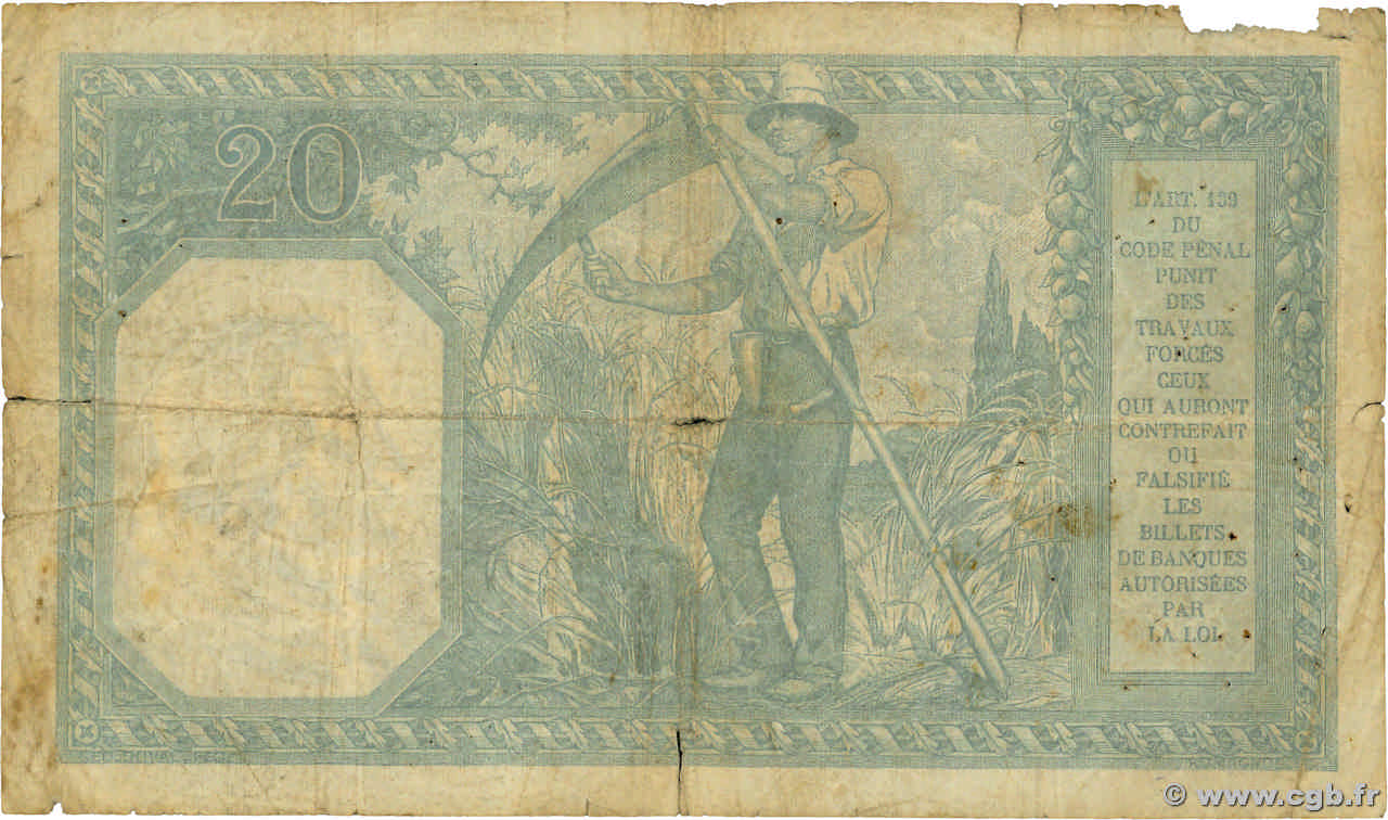 20 Francs BAYARD FRANCE 1919 F.11.04 b84_3257 Billets