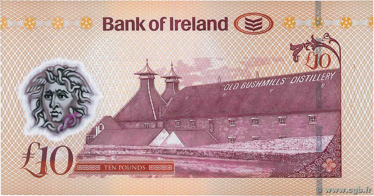 10 Pounds NORTHERN IRELAND 2017 P.091 b85_1571 Banknotes