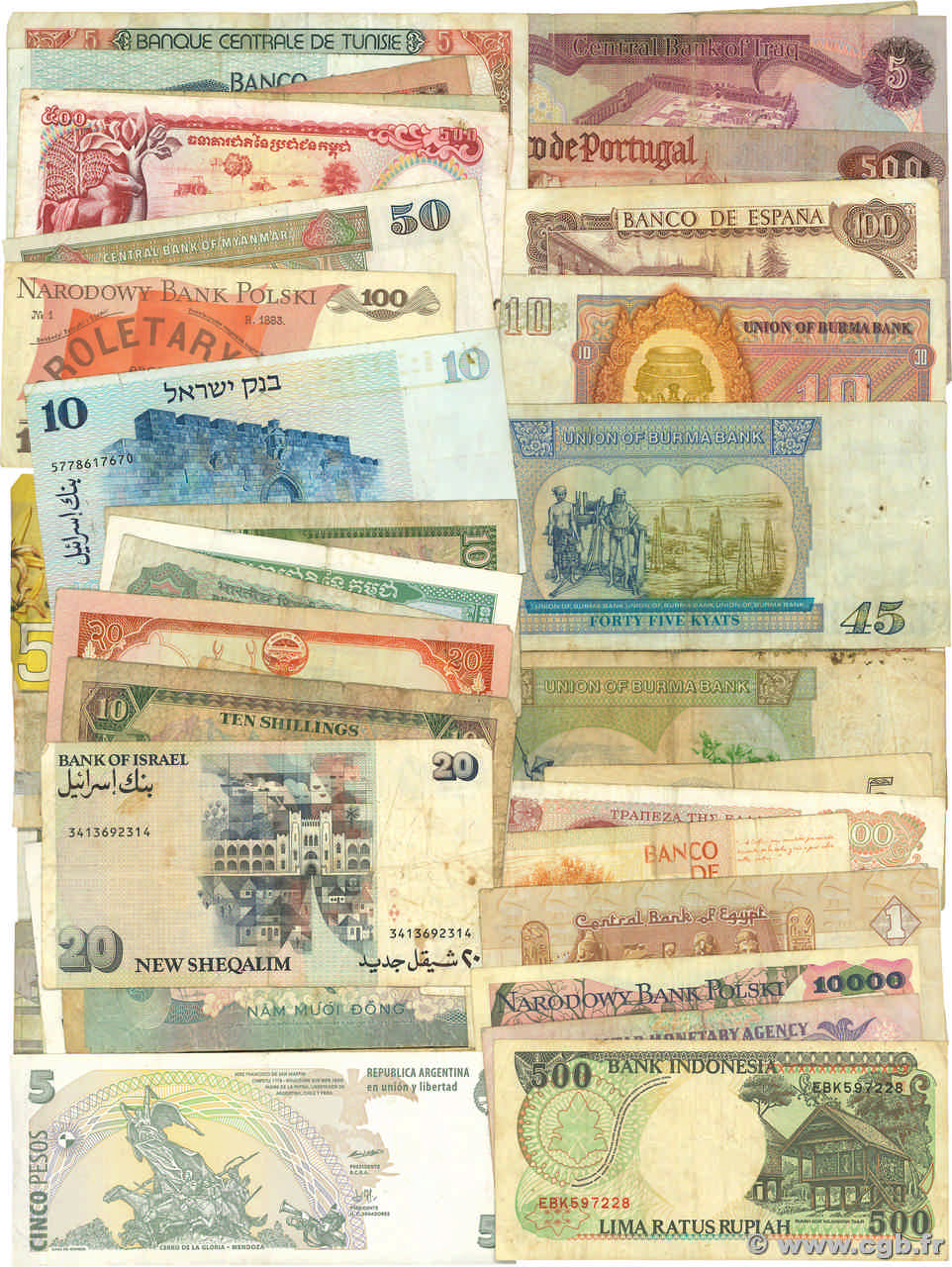 Lot de 50 billets Lot LOTS 1900 P.LOT b85_3481 Billets