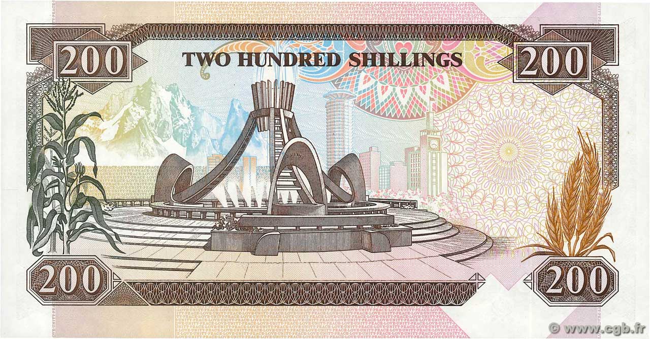 200 Shillings KENYA 1994 P.29f b86_0855 Billets