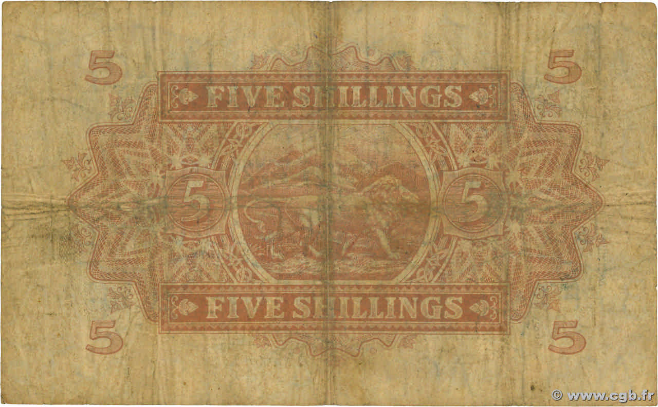 5 Shillings AFRIQUE DE L'EST 1952 P.28b b87_0793 Billets