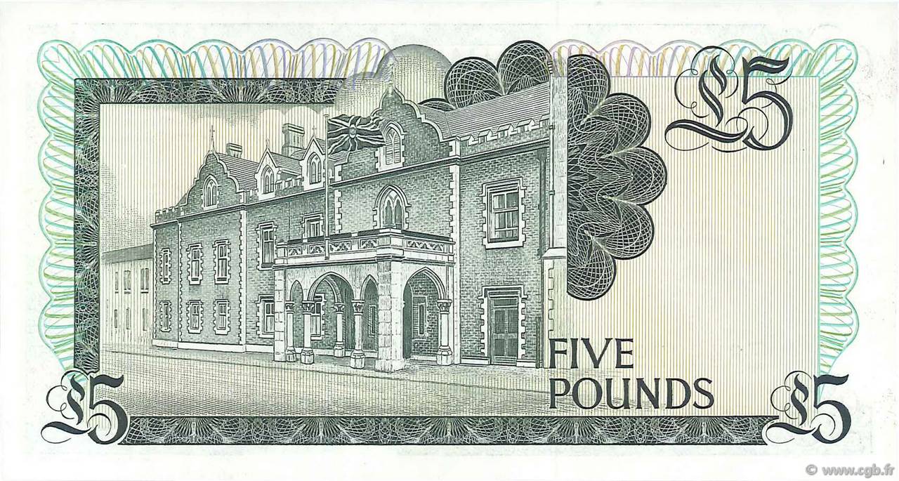 5 Pounds GIBRALTAR 1988 P.21b b90_1811 Banknotes