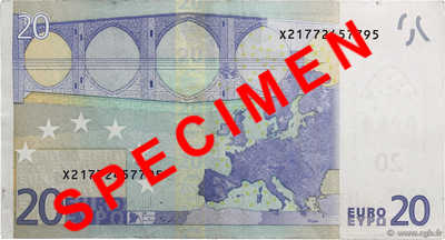 20 Euro EUROPE 2002 €.120. b91_0502 Billets