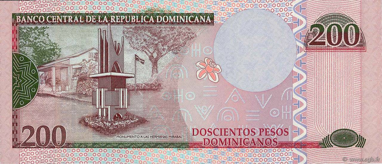 200 Pesos Dominicanos RÉPUBLIQUE DOMINICAINE 2013 P.185 b91_0777 Billets