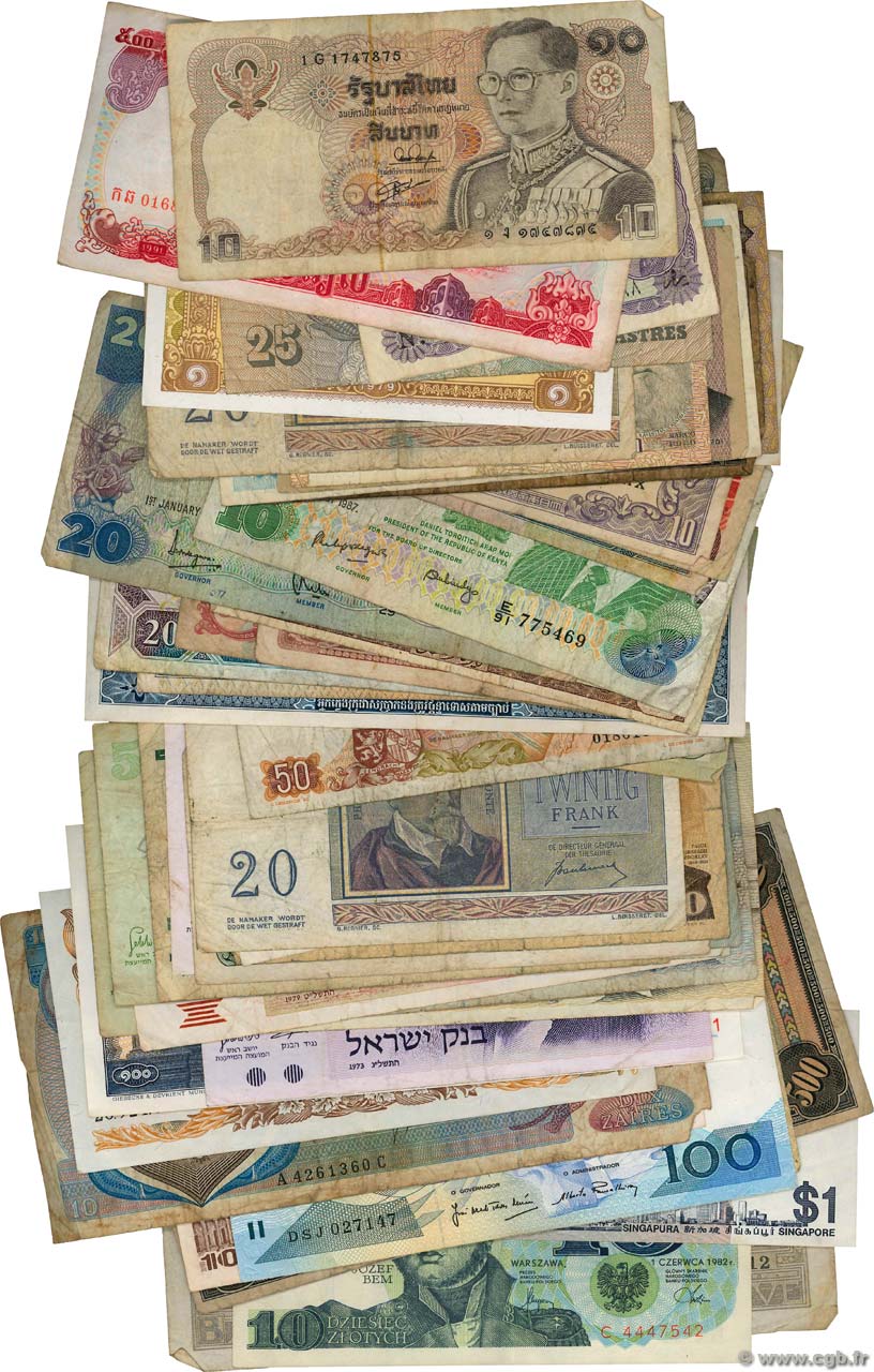 Lot de 50 billets LOTS 1900 P.LOT b91_2564 Billets