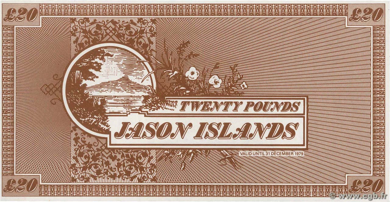 20 Pounds ILES JASON 1978 b91_2620 Billets