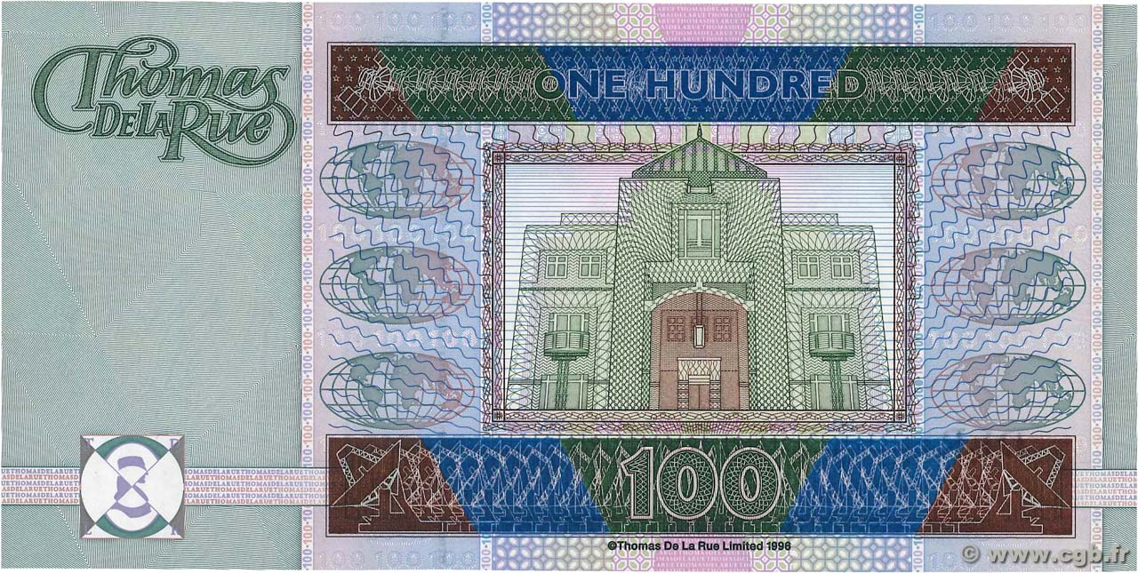 100 (Pounds) Test Note ANGLETERRE 1997 b91_3827 Billets