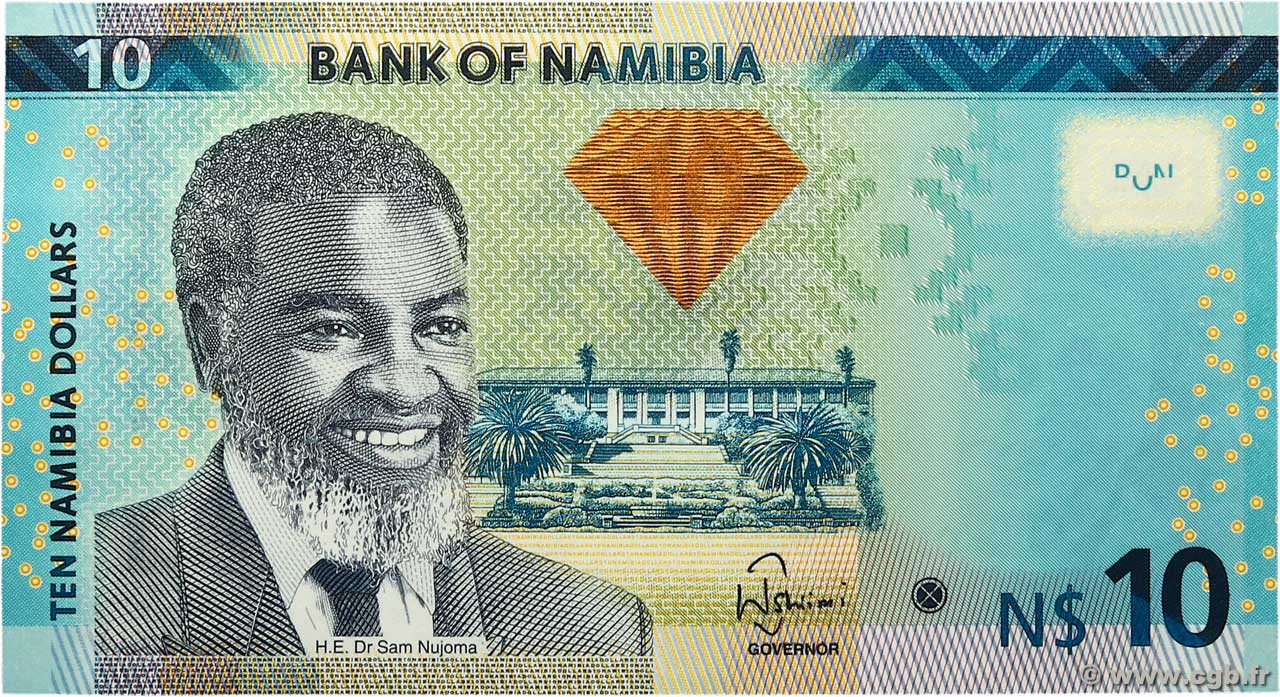 10 Namibia Dollars NAMIBIE 2012 P.11a b93_5429 Billets