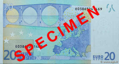 20 Euro EUROPA 2002 P.10e b94_7716 Banknotes