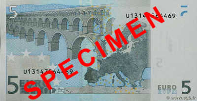 5 Euro EUROPA 2002 P.01u b94_7981 Banknotes