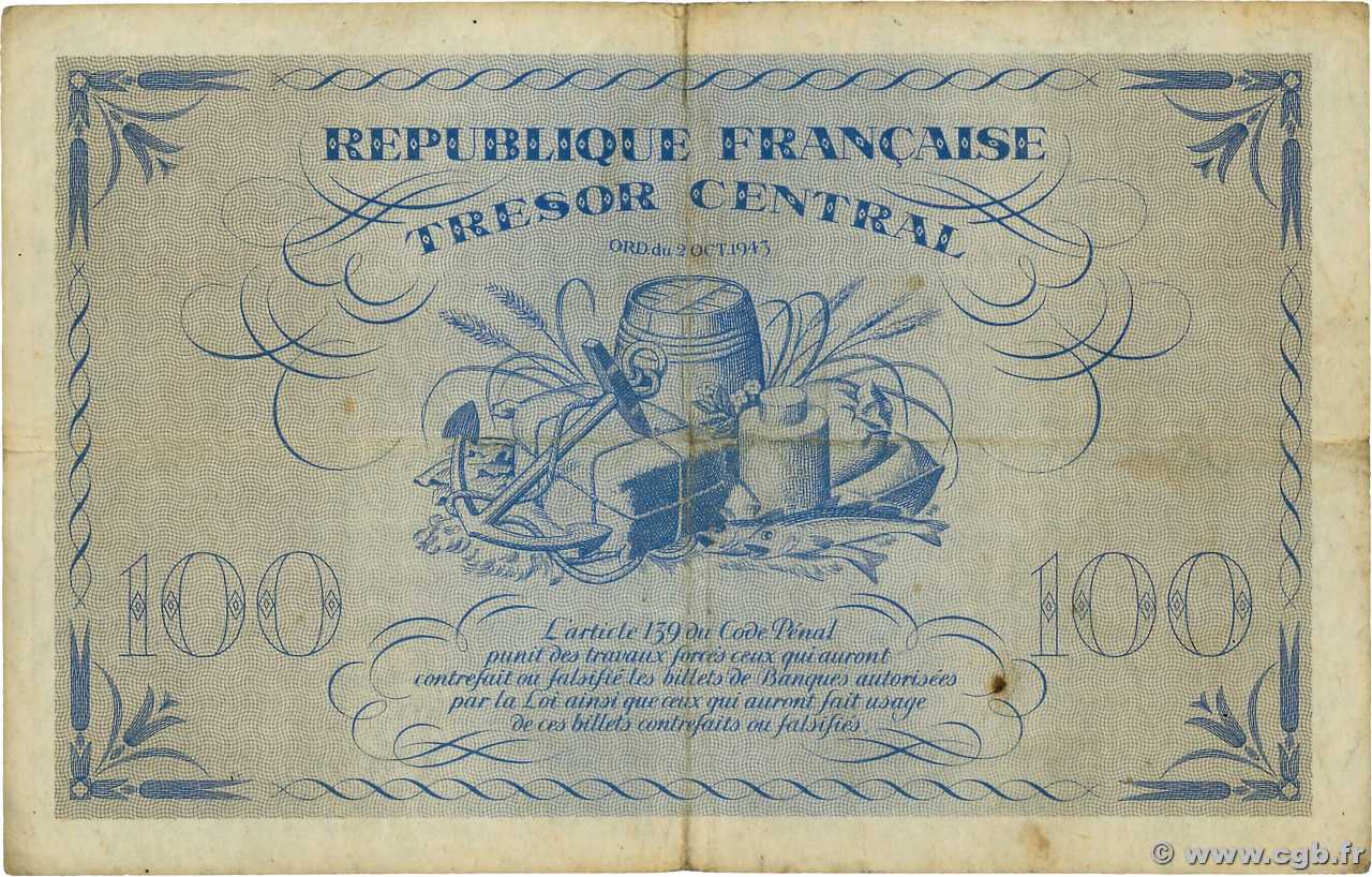 100 Francs MARIANNE FRANCE 1943 VF.06.01a b96_3806 Banknotes