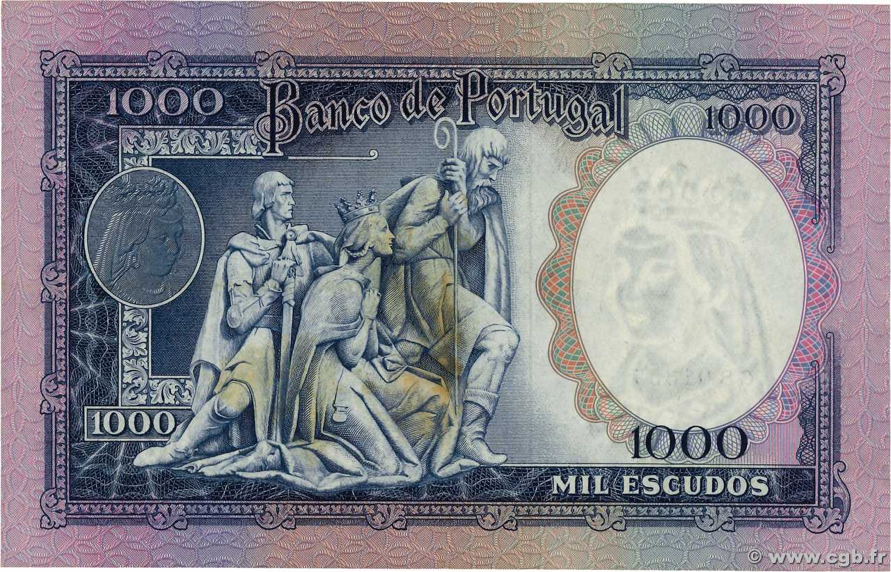1000 Escudos PORTUGAL 1961 P.166 b96_4644 Billets