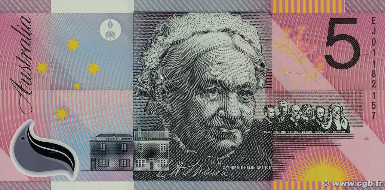 5 Dollars AUSTRALIA 2001 P.56a b96_4672 Banknotes