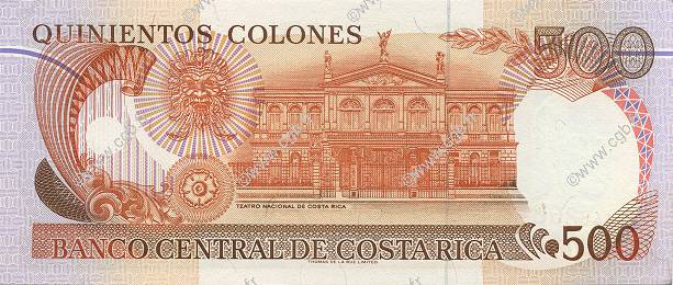 500 Colones COSTA RICA 1994 P.262a b97_0281 Banconote