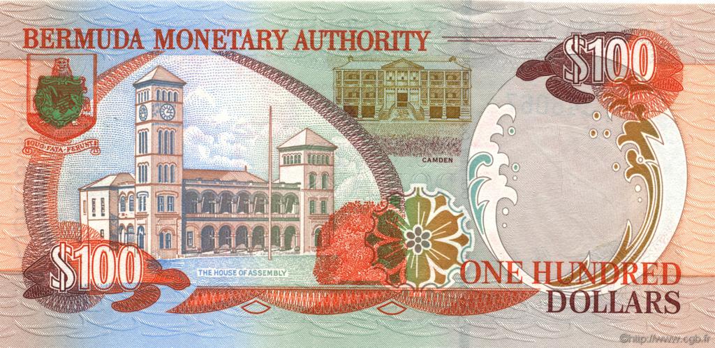 100 Dollars BERMUDA 2000 P.55a b97_0810 Banknotes