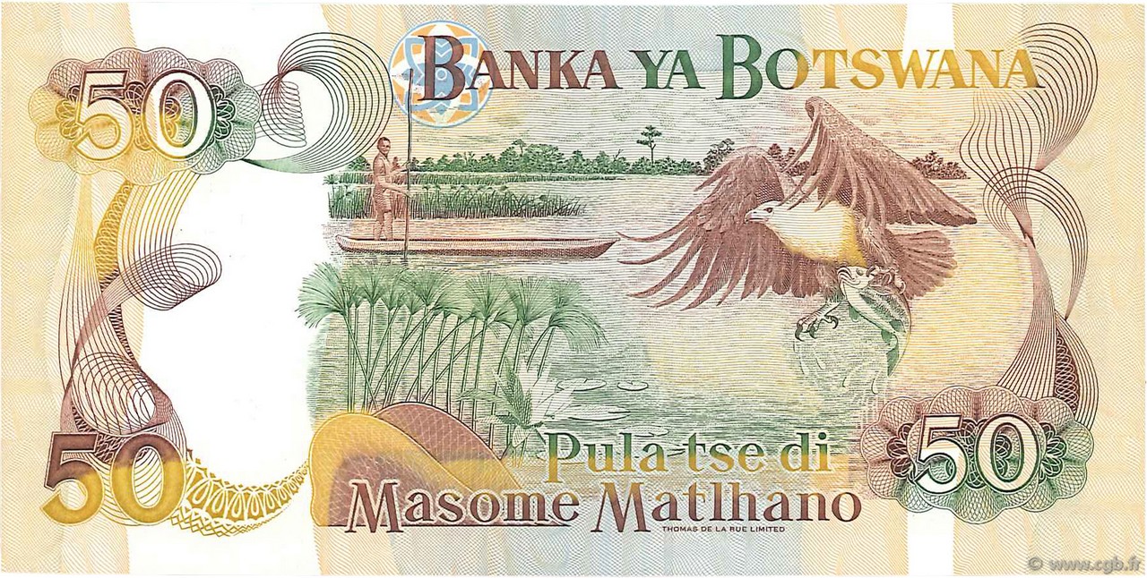 50 Pula BOTSWANA 1997 P.19 b97_2571 Billets