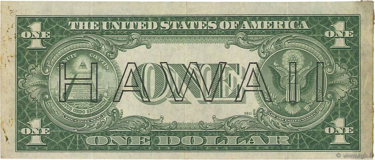 1 Dollar HAWAII 1935 P.36a b97_3179 Banknotes