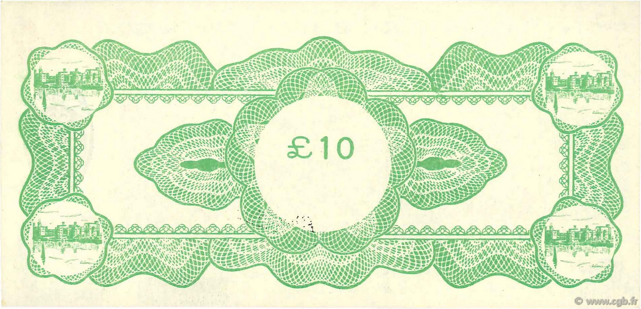 10 Pounds WALES 1970 P.-- b97_3490 Banknotes