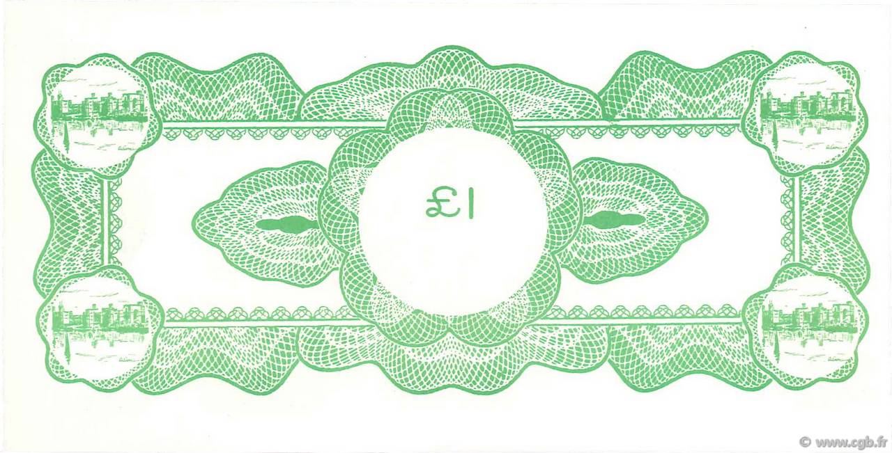 1 Pound WALES 1970 P.-- b97_4412 Banknotes